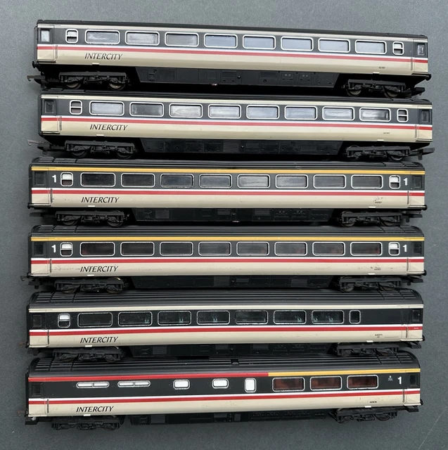 6 INTERCITY 125 Coaches Lima OO Gauge Model Railway Train Sets £1.13 ...