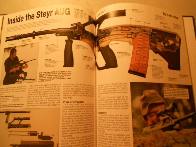 INSIDE THE STEYR AUG Best Article Ever Cutaway View £16.39 - PicClick UK
