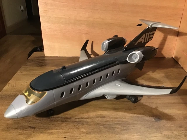 DISNEY PIXAR CARS 2 Siddeley Spy Jet Transporter Plane 16” Cargo ...