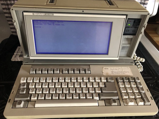SHARP PC-7100 JAPAN Made Rare Ms Dos Pc $775.00 - PicClick