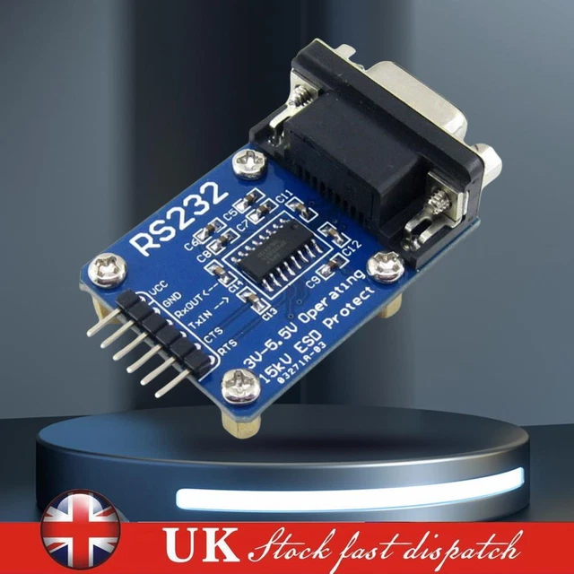 WAVESHARE RS232 TO TTL Module ESD RS232 SP3232 Module DB9 To TTL ...