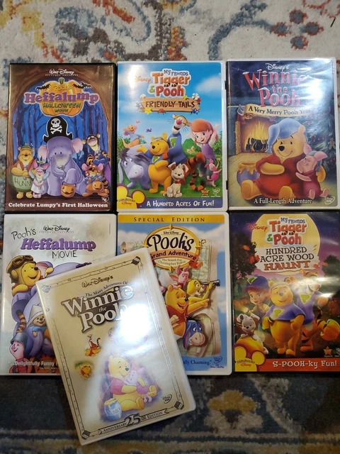 WINNIE THE POOH DVD lot of 7 £14.47 - PicClick UK