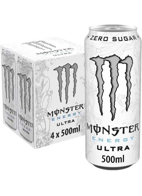 MONSTER ULTRA ENERGY Drink 4 x 500 ml £12.99 - PicClick UK