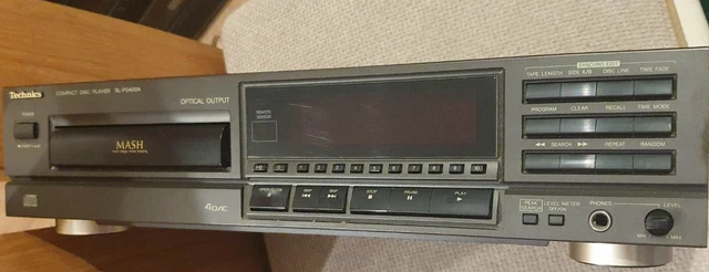 VINTAGE TECHNICS SL-PG400A CD Player with optical remote control £50.00 - PicClick UK