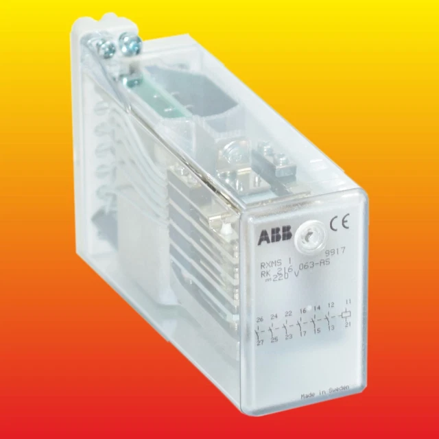RXMS1 RK216063-AS ORIGINAL Abb Relay 220 V Dc Coil £46.54 - PicClick UK