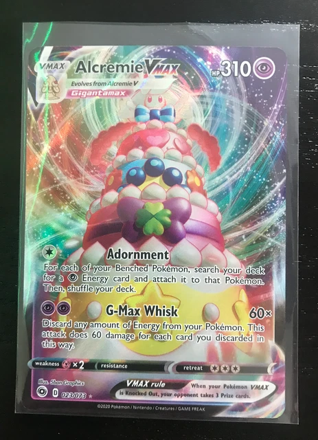 ALCREMIE VMAX 023/073 Ultra Holo Rare Full Art Champions Path $6.00 ...