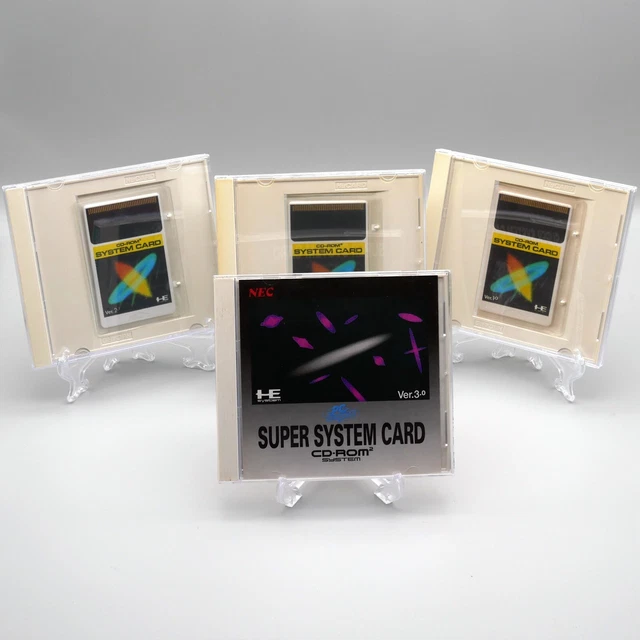 [ PCE ] PC ENGINE SUPER SYSTEM CARD SET - 1 / 2 / 2.1 / 3.0 - Hu Card ...