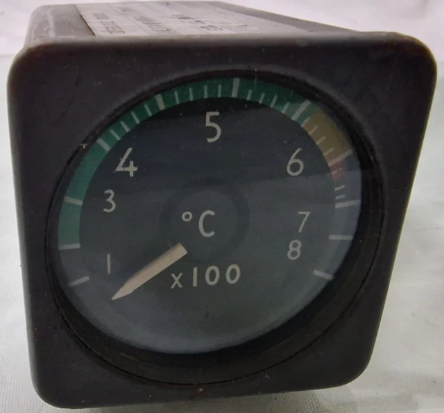 RAF AIRCRAFT TEMPERATURE Indicator x100 Aviation Art Upcycle Props £21. ...