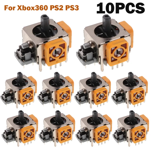 10X CONTROLLER HALL Effect Analog Stick Joystick Thumbstick for PS2 PS3 ...