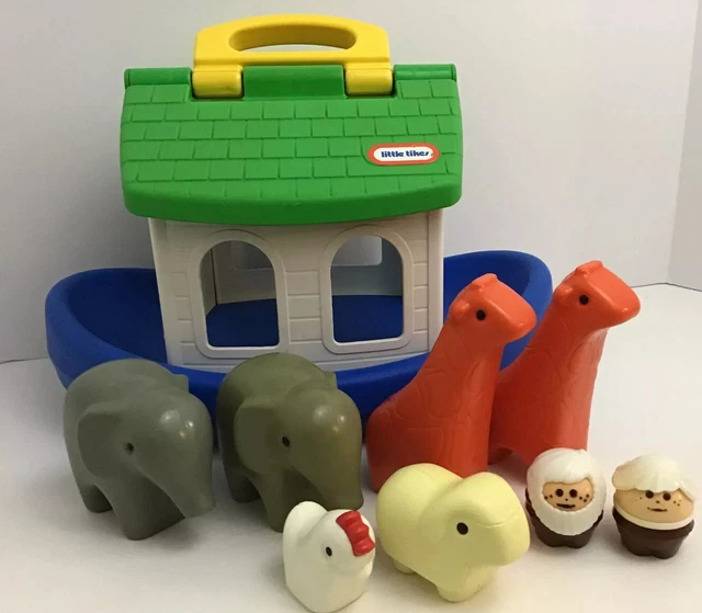 LITTLE TIKES NOAHS Ark Toddle Tots Chunky People Toys Lot Vintage 98% ...