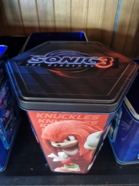 NEW SONIC THE Hedgehog 3 Regal Exclusive Popcorn Bucket Shadow Knuckles Tails £12.99 - PicClick UK