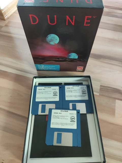 DUNE VIRGIN GAMES – IBM PC 3,5” Disk mit Poster EUR 149,99 - PicClick FR