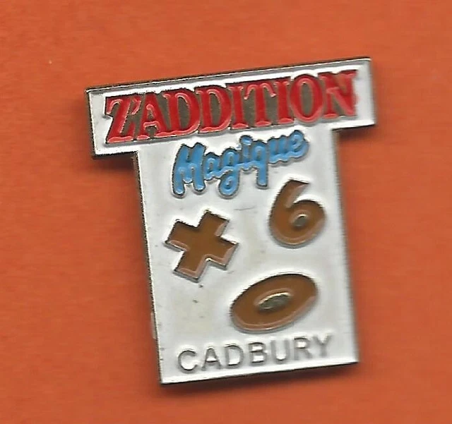 PIN'S BADGE VINTAGE Collection / Cadbury Z'addition Magique / Chocolat ...