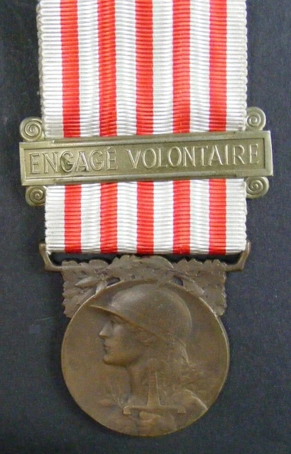 ORIGINAL MEDAL: FRANCE: WW1 Commemorative Medal 1914-18, Engage ...
