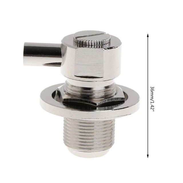 SO239 UHF FEMALE Right Angle RF Connector For RG58 RG142 LMR195 Coaxial ...