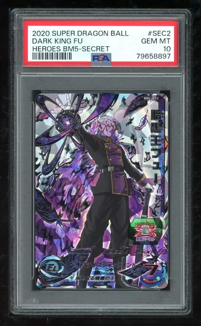 DRAGON BALL SUPER Héros Japonais BM5-SEC2 Dark King Fu Secret PSA 10 79658897 EUR 118,63 ...