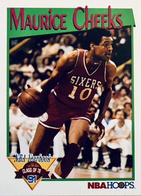 CARTE À COLLECTIONNER vintage 1991 HOOPS Maurice Cheeks Philadelphia ...