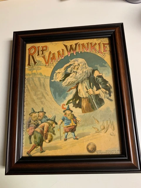 RARE AND COLLECTIBLE Antique Rip Van Winkle Child's Book Mcloughlin ...