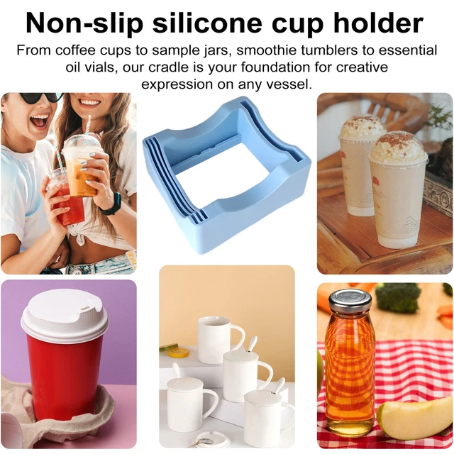 CRAFT CUP HOLDER Cup Crafting Tool Silicone Cup Holder Stand for Crafts ...