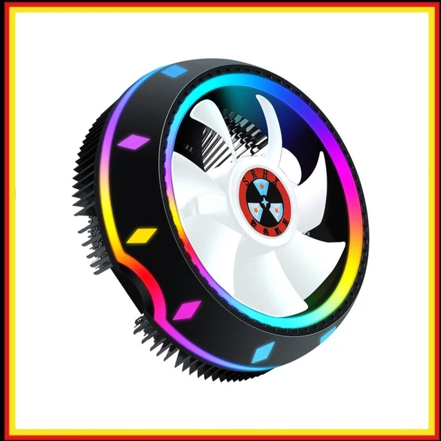 COLORFUL UFO PC Case Cooling Fan 1800 RPM CPU Fan Universal for Desktop ...