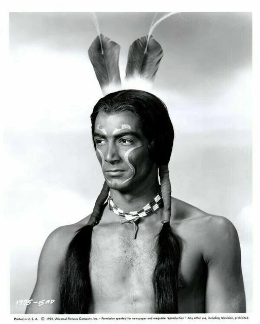 RAY DANTON CHIEF Crazy Horse Bare Chested Muscular Original 8x10 Photo ...