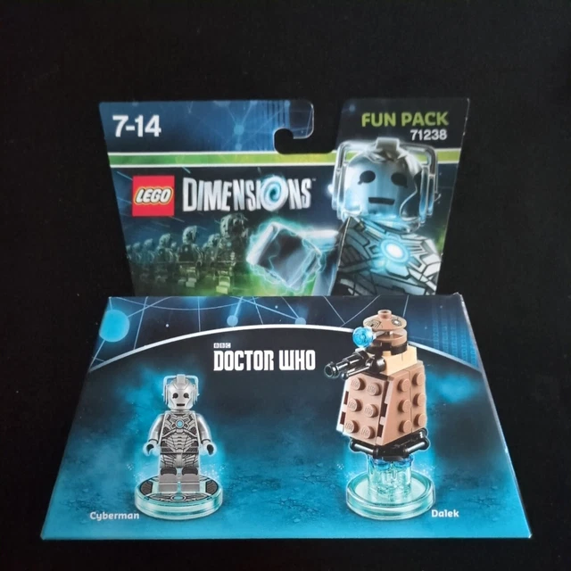 LEGO DIMENSIONS 71238 Doctor Who Cyberman & Dalek Fun Pack - New £26.99 ...