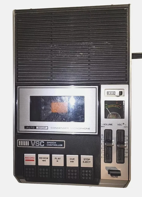 RARE VINTAGE VSC A-7 Variable Speed Control Cassette Recorder Parts or ...