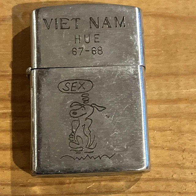 VIETNAM WAR U.S. Army Zippo Lighter 1967 68 HUE No Reserve Snoopy EUR 1 ...