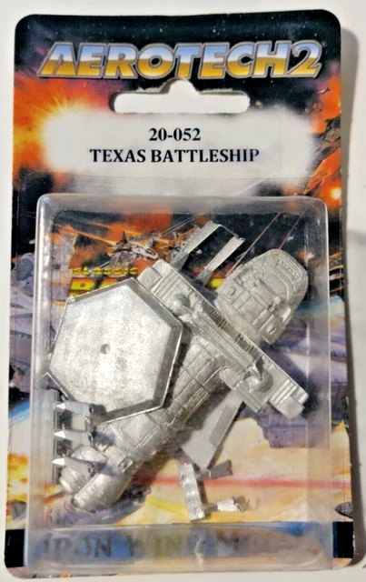 TEXAS BATTLESHIP - AEROTECH -Battletech Miniatures Iron Wind Metals 20 ...