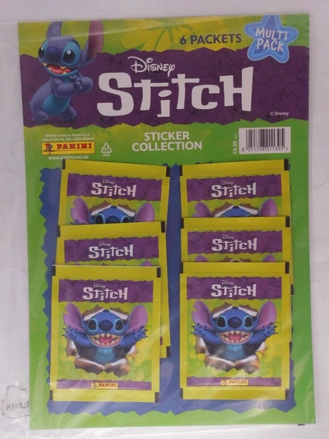PANINI DISNEY STITCH Stickers Collection Multipack (6 packets) £9.99 ...