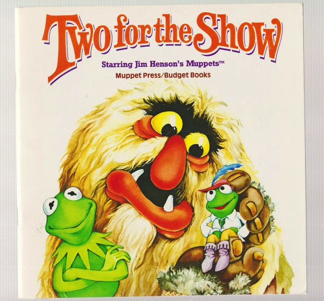 TWO FOR THE SHOW Starring Jim Henson's Muppet Press Book Muppets $10.00 ...