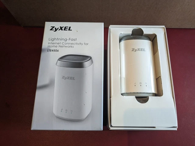 MODEM ZYXEL LTE 4506 LTE 4G (SIM dati) 300 Mbps Hotspot Router Wi-Fi ...