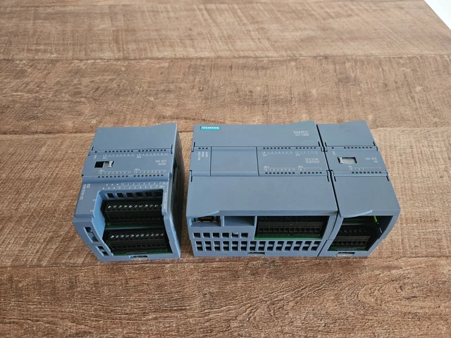 SIEMENS SIMATIC S7-1200 CPU + SM 1232 AQ + SM1223 DC/DC Module EUR 375 ...