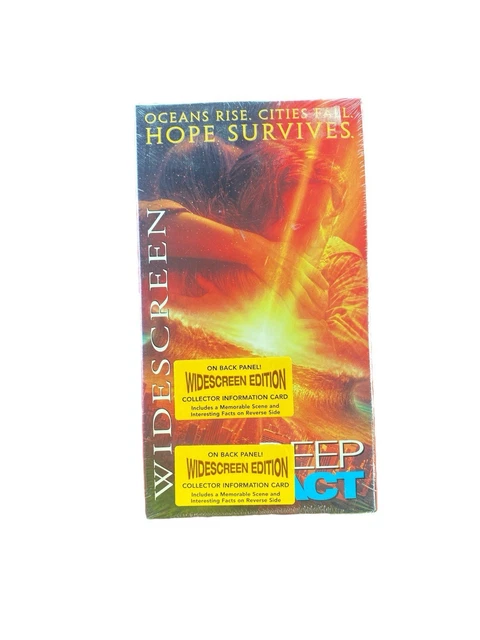 DEEP IMPACT (VHS, 1998) Widescreen Brand New Sealed With Collector Card ...