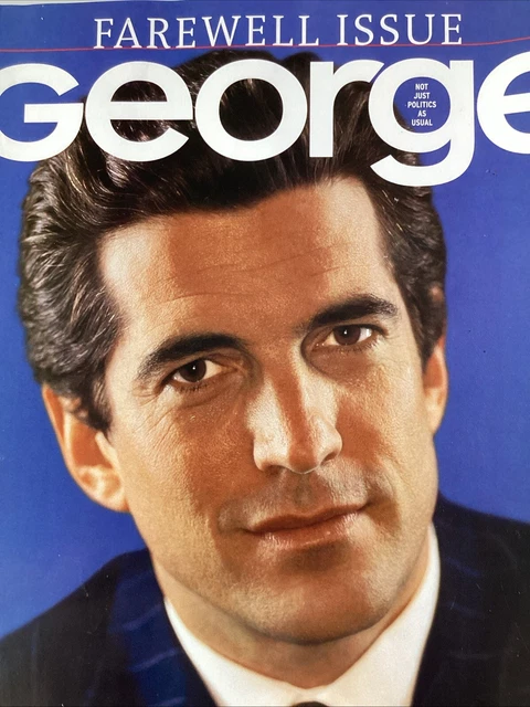 GEORGE MAGAZINE FAREWELL JFK Jr 2001 Helen Thomas Earle Trump Power ...