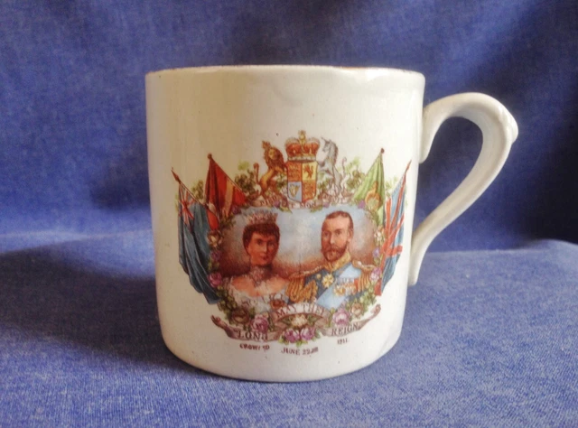 CORONATION MUG. GEORGE V and Queen Mary. EUR 9,33 - PicClick IT