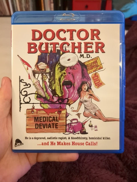 DOCTOR BUTCHER M.D./ZOMBIE Holocaust (Blu-ray, 1980). Region Free. W ...