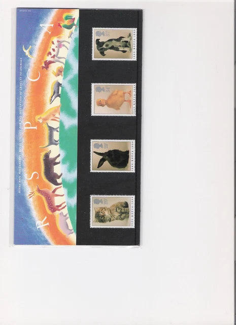 1990 ROYAL MAIL Presentation Pack R S P C A 150Th Anniversary Mint ...