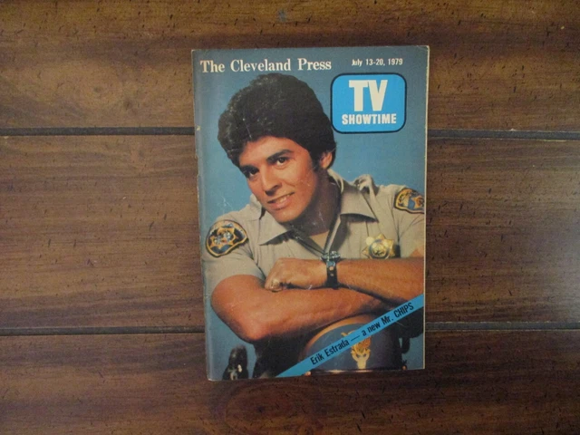 JULY 13-20, 1979 Cleveland Press TV Showtime Magazine (ERIK ESTRADA ...