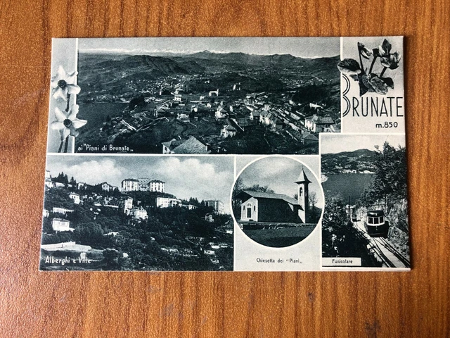 CARTE POSTALE BRUNATE Téléphérique Hôtels Et Ville Non - Neuve 33 EUR 19,00 - PicClick FR