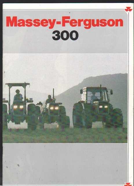 MASSEY FERGUSON &300 Series" Tractor Brochure Leaflet £6.50 - PicClick UK