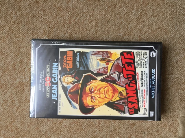 CASSETTE VIDEO VHS CINEMA RENE CHATEAU SANG A LA TETE NEUF gabin 3 EUR 8,00 - PicClick FR