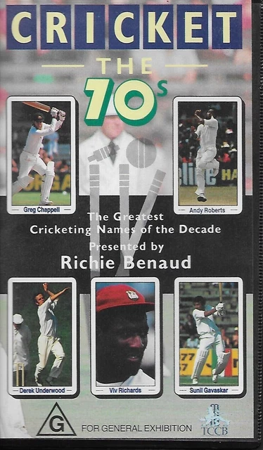 CRICKET THE 70S 1970s RICHIE BENAUD TEST CRICKET VHS VIDEO not on DVD ...