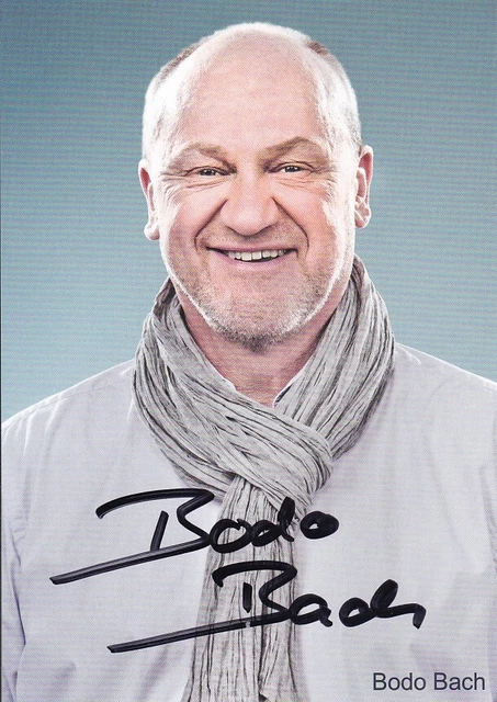 BODO BACH - dt. Comedian, Original-Autogramm! EUR 2,90 - PicClick DE