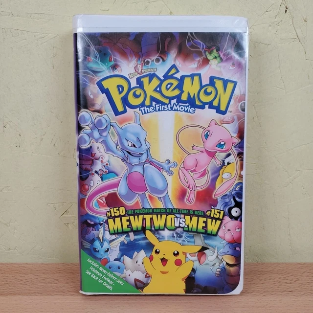 POKEMON: THE FIRST Movie: MewTwo vs. Mew (VHS, 2000) Clamshell Warner ...