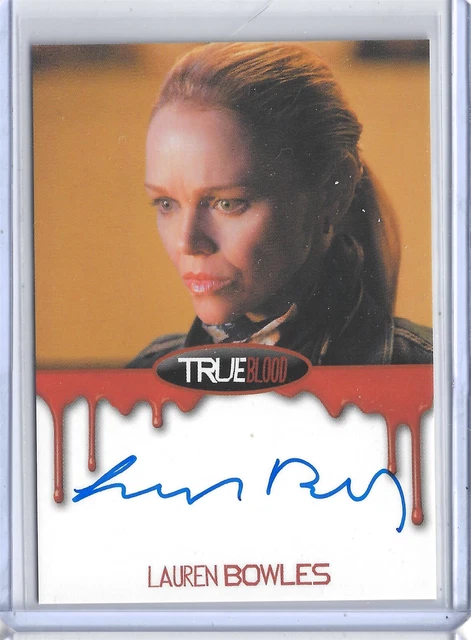 AUTOGRAPHE TRUE BLOOD Lauren Bowles as Holly On-Card Auto B Rittenhouse ...