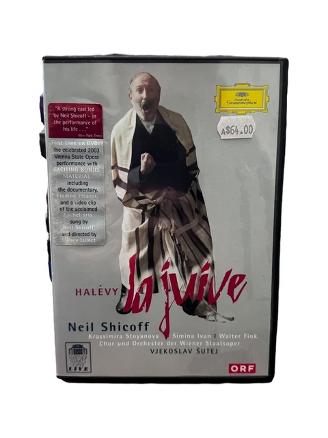 HALEVY - LA Juive - Neil Shicoff Vienna State Opera / Sutej 2 x DVD Set ...