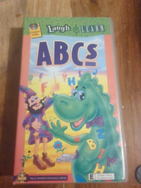 LAUGH & LEARN ABC's VHS (Crayon Kids) - VERY RARE EUR 18,26 - PicClick FR