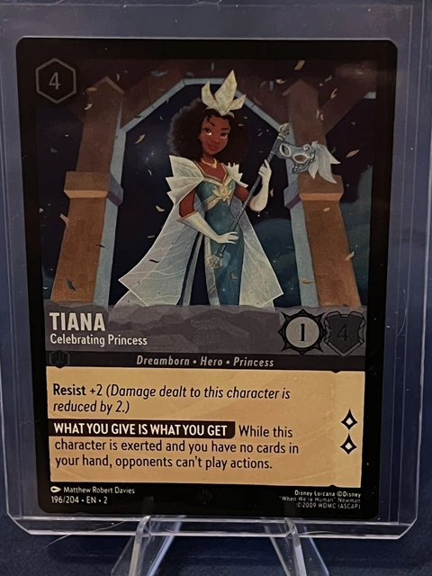DISNEY LORCANA TCG | Tiana Celebrating Princess 196/204 | Super Rare ...