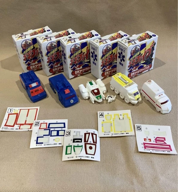 POWER RANGERS LIGHTSPEED Rescue GoGoFive Minipla 5set Bundle Bulk Japan ...